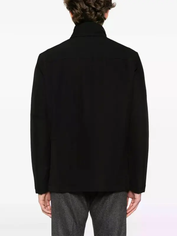FAY Textured Jacket - Black