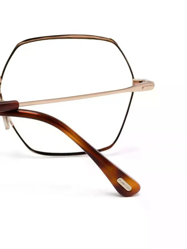 TOM FORD Geometric Frame Eyeglasses