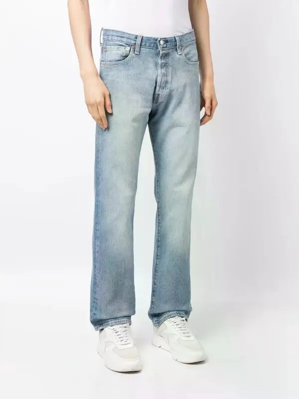 LEVI'S Mid-rise Straight-leg Jeans - Blue
