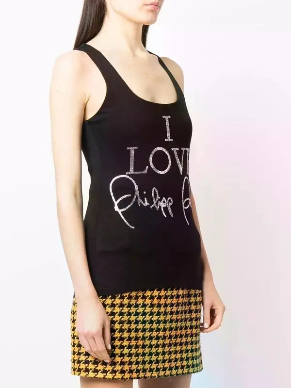 Philipp Plein Crystal-embellished Tank Top