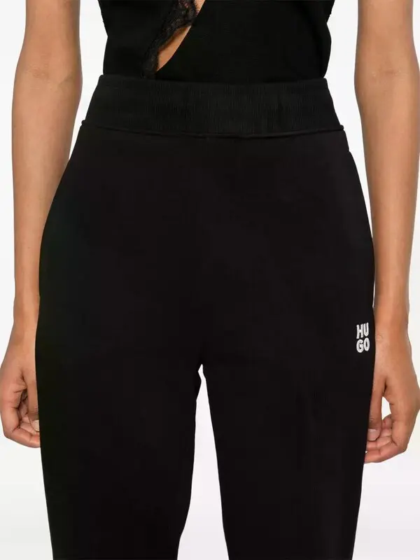 Hugo Logo Embroidered Cotton Track Pants