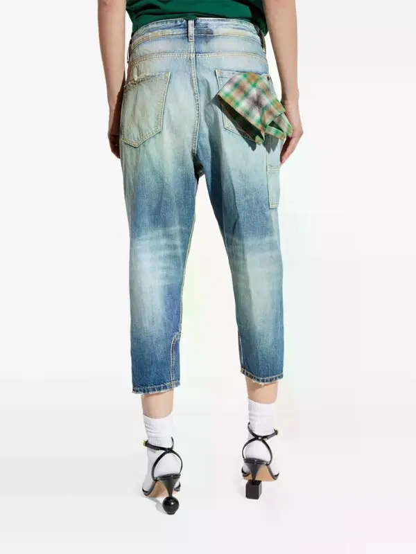 Dsquared2 Distressed Cropped Jeans
