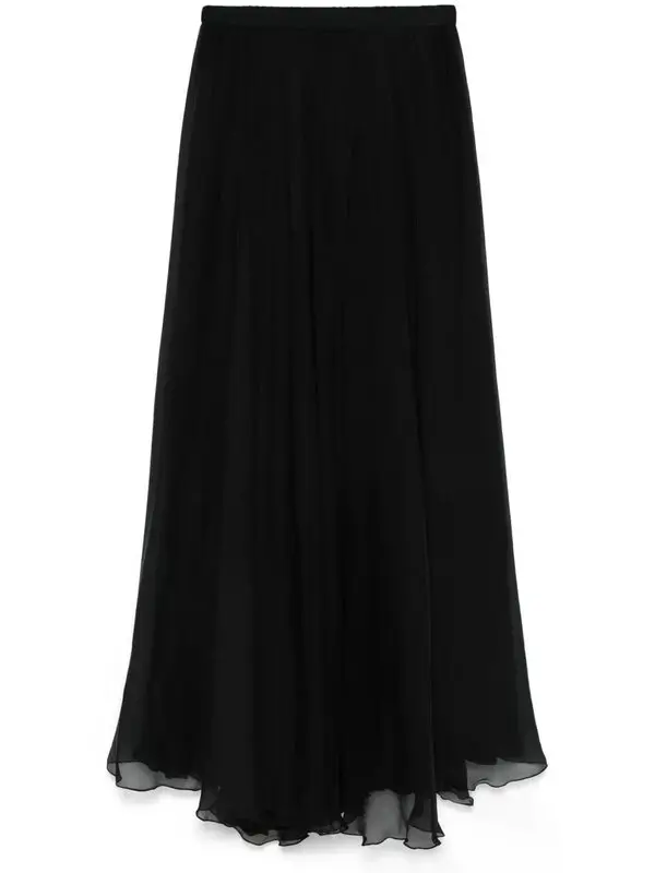 FORTE_FORTE Silk Georgette Maxi Skirt