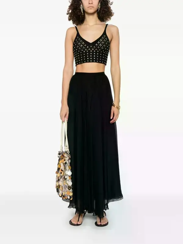 FORTE_FORTE Silk Georgette Maxi Skirt
