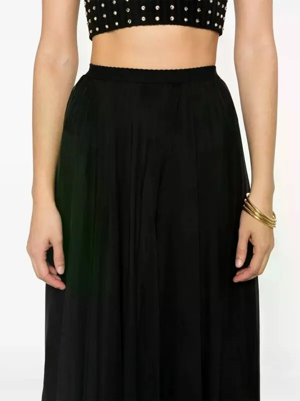 FORTE_FORTE Silk Georgette Maxi Skirt