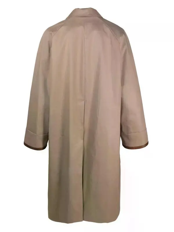 Fendi Ff-pattern Print Mid-length Trench Coat
