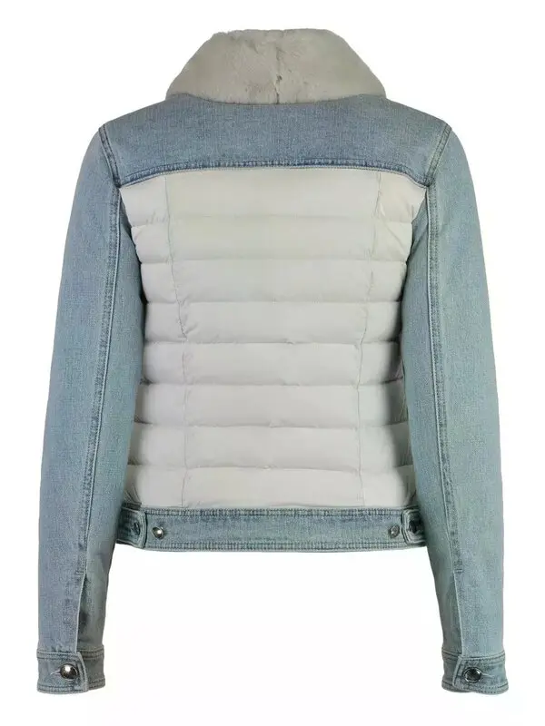 MOORER Petunia Denim Jacket - Blue