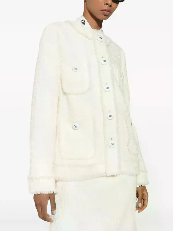 Dolce & Gabbana Rachel Round-neck Tweed Jacket