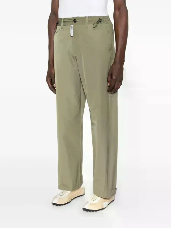 Gcds Poplin Trousers With Drawstring Waist