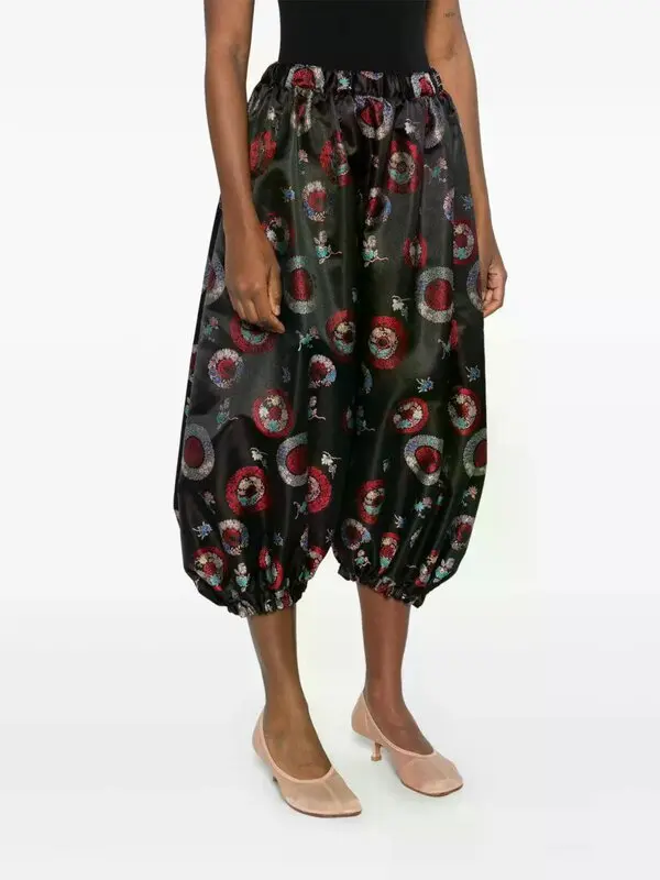 Comme Des Garçons Patterned Intarsia Trousers