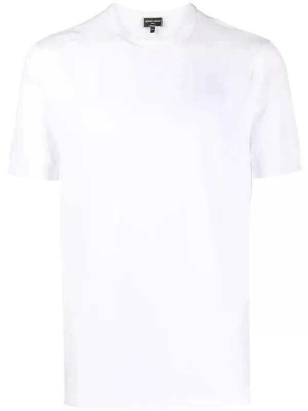 Giorgio Armani Crew-neck Plain T-shirt
