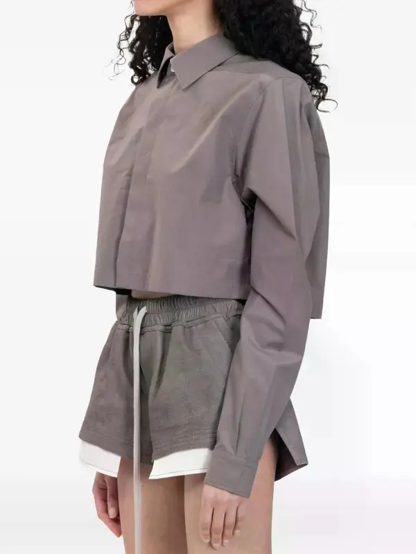 Rick Owens Cropped Shirt Jacket