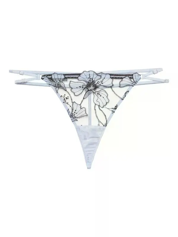 FLEUR DU MAL Harper Embroidery G-string