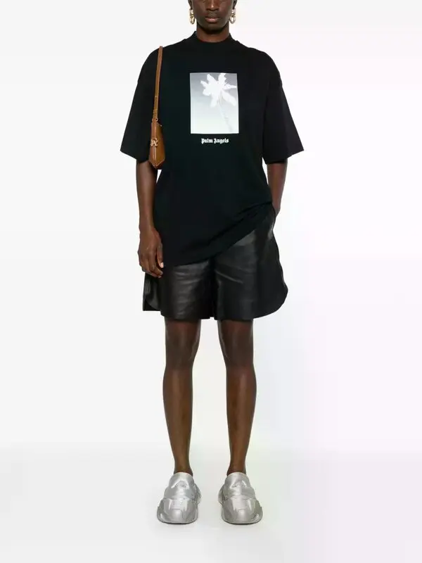 Palm Angels Palm Tree-print Cotton T-shirt