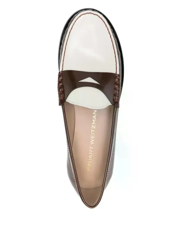 STUART WEITZMAN Lottie Loafers - Brown