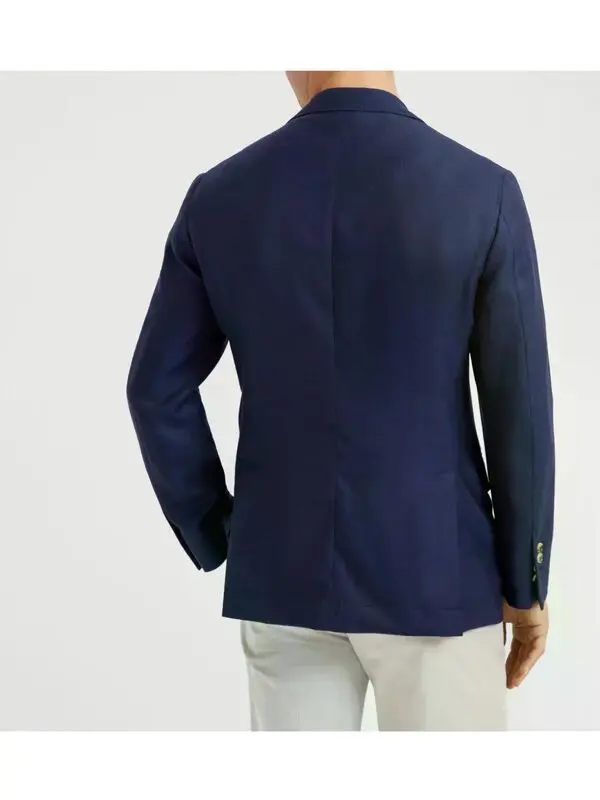 Brunello Cucinelli Single-breasted Blazer - Blue