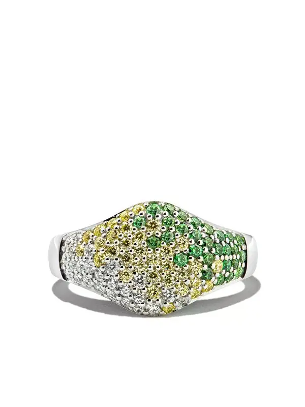 Tom Wood Gradient Crystal-embellished Ring