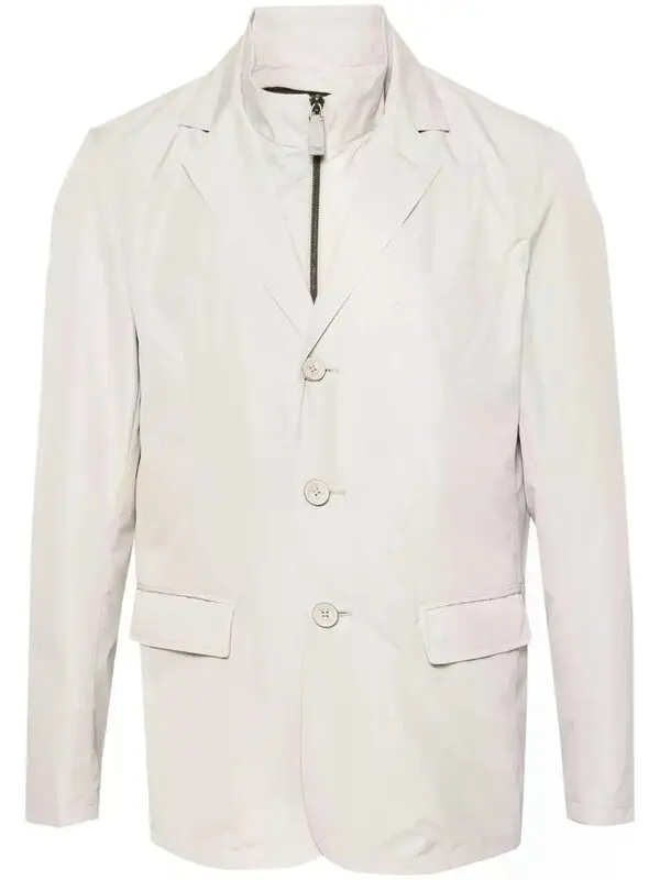 Herno Byron Layered Single-breasted Blazer - Neutrals