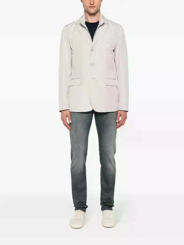 Herno Byron Layered Single-breasted Blazer - Neutrals