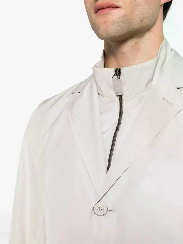 Herno Byron Layered Single-breasted Blazer - Neutrals