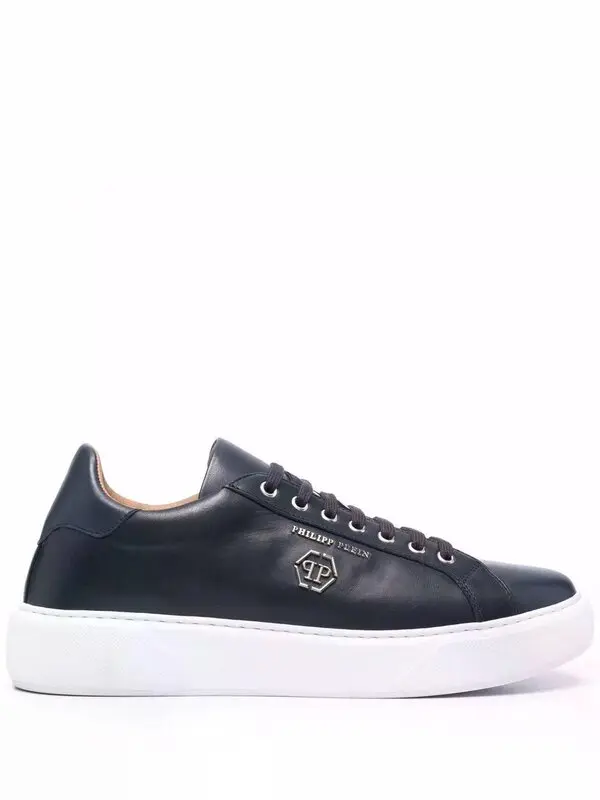 Philipp Plein Leather Low-top Sneakers