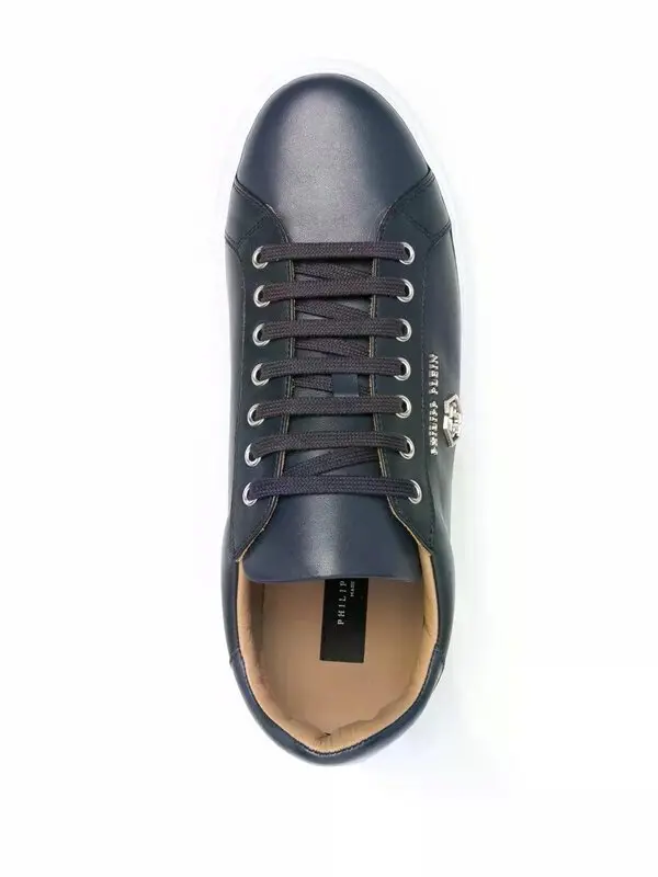 Philipp Plein Leather Low-top Sneakers
