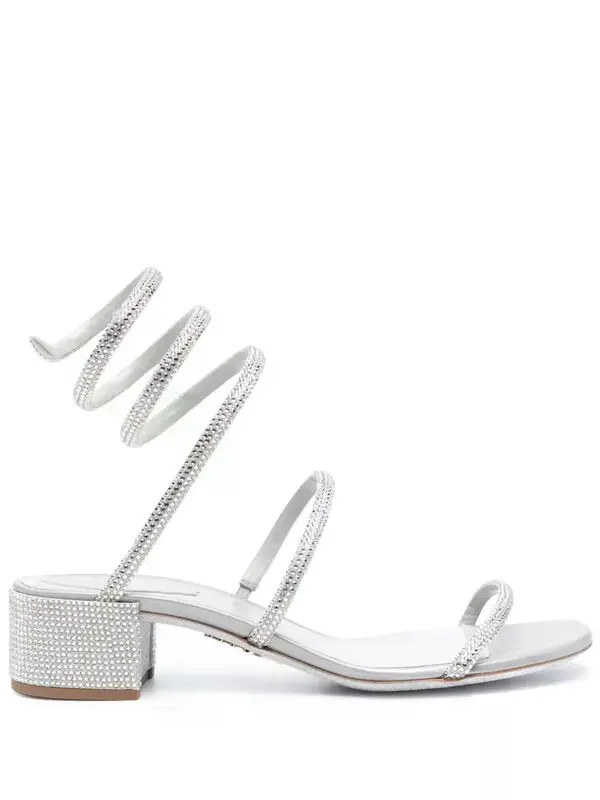 Rene Caovilla Cleo Crystal-embellished Sandals