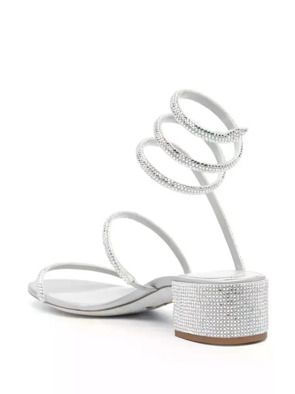 Rene Caovilla Cleo Crystal-embellished Sandals