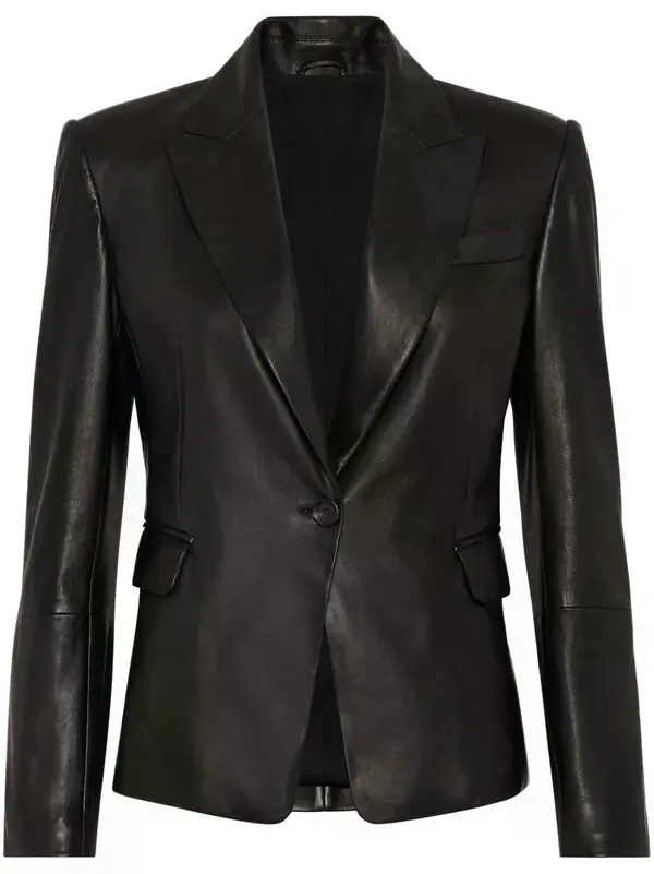 Brunello Cucinelli Leather Blazer