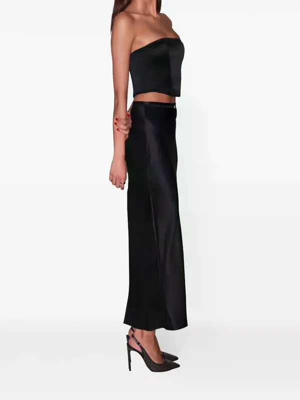 FLEUR DU MAL Silk Bias Skirt