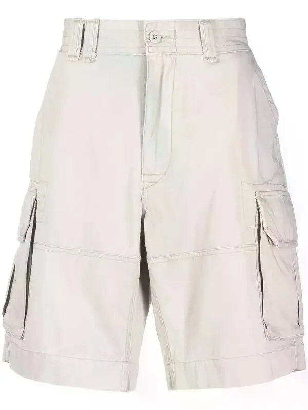 Polo Ralph Lauren Logo-patch Cotton Cargo Shorts - Neutrals