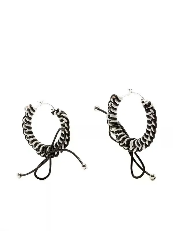 CHOPOVA LOWENA Braided Earrings - Black