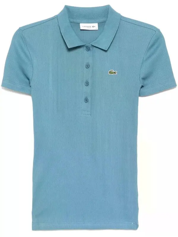 Lacoste Ribbed Polo Top