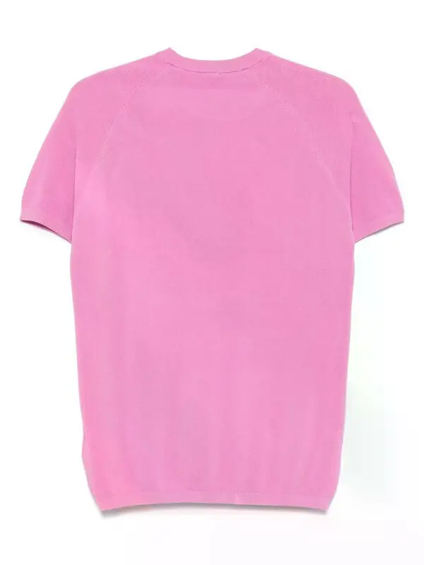 Aspesi Piqué-knit T-shirt - Pink
