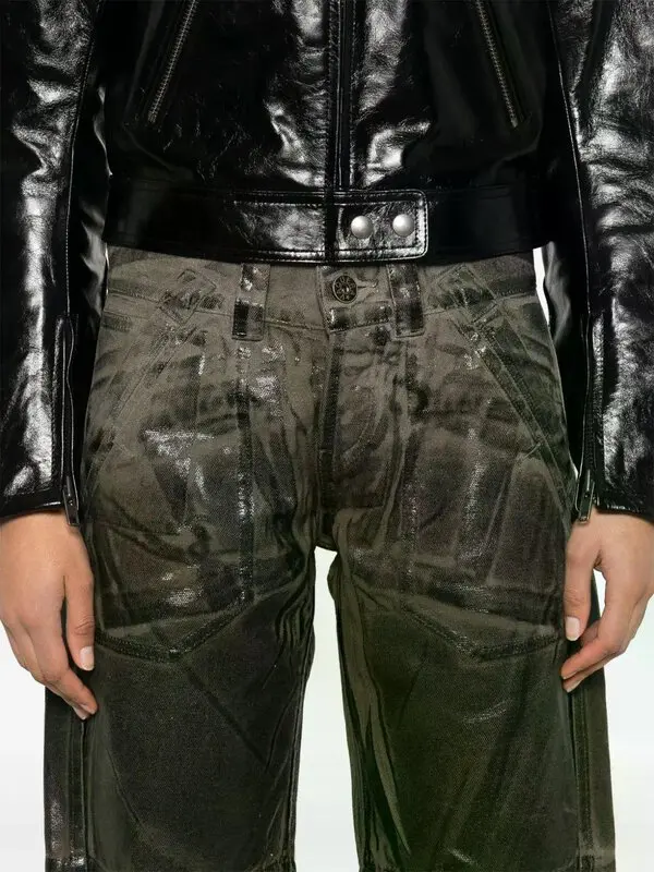 Vaquera Coated Shorts - Green