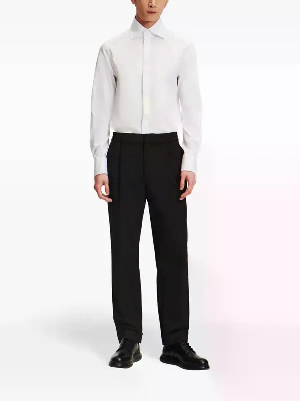 Karl Lagerfeld Tailored Wool-blend Trousers