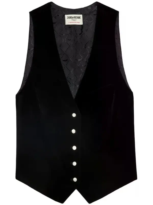 Zadig&Voltaire Emaux Velvet Vest