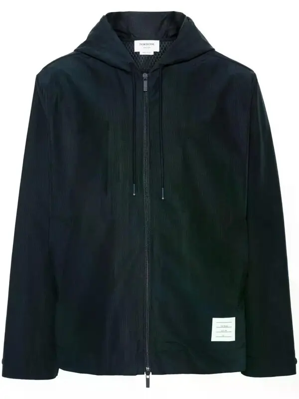 Thom Browne Zip-up Ripstop Hooded Jacket