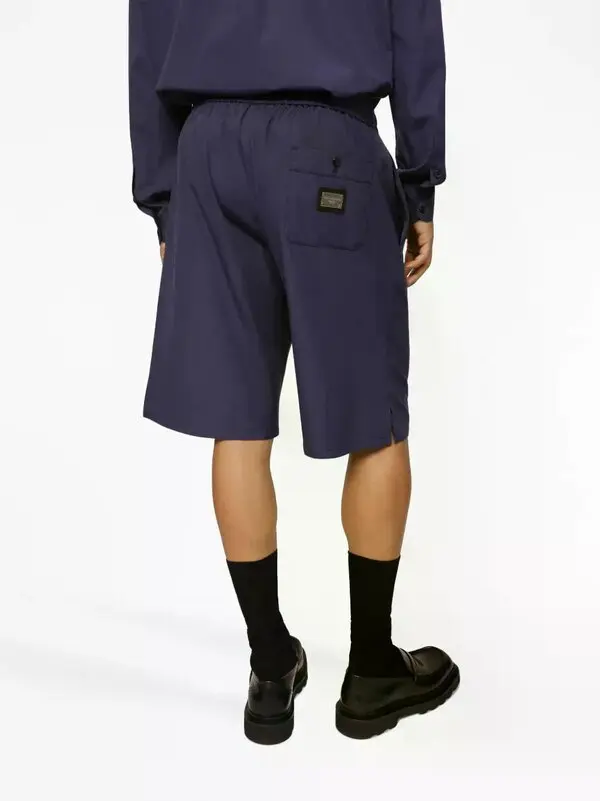 Dolce & Gabbana Logo-tag Track Shorts - Blue