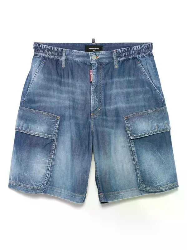 Dsquared2 Denim Cargo Shorts