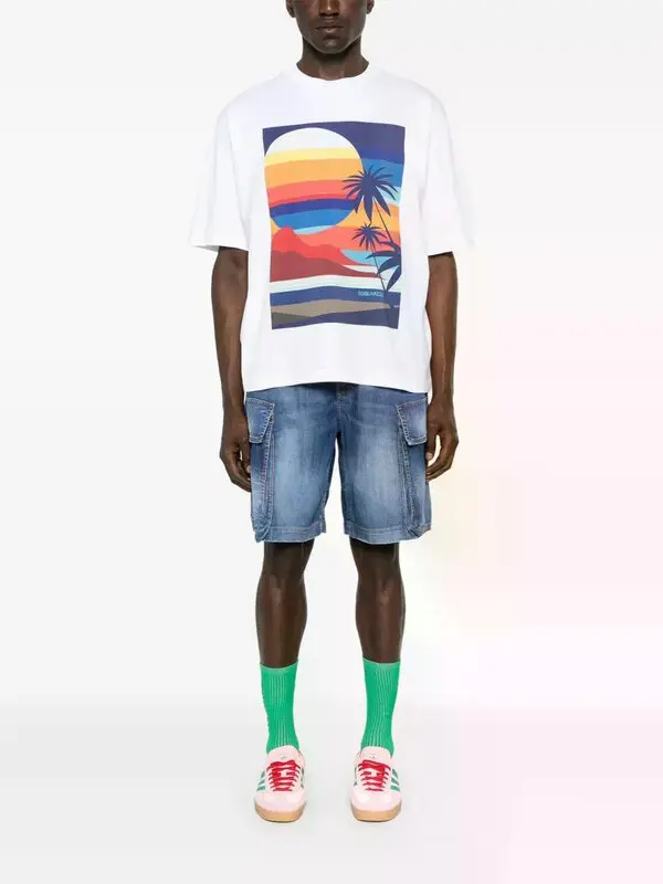Dsquared2 Denim Cargo Shorts