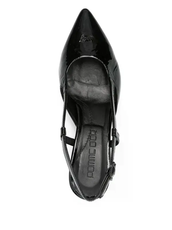 POMME D´OR 40mm Patent Slingback Pumps