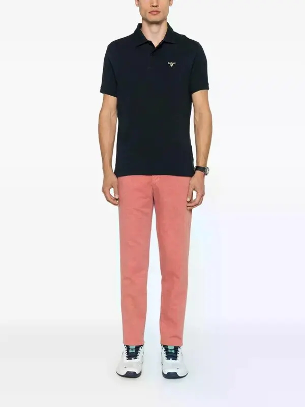 Barbour Logo-embroidered Polo Shirt - Blue