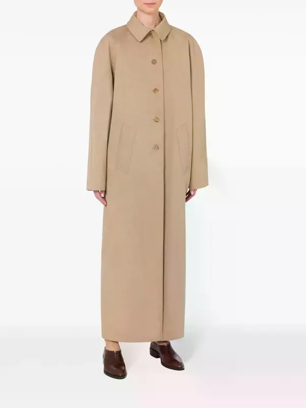 Moschino Single-breasted Two-tone Coat