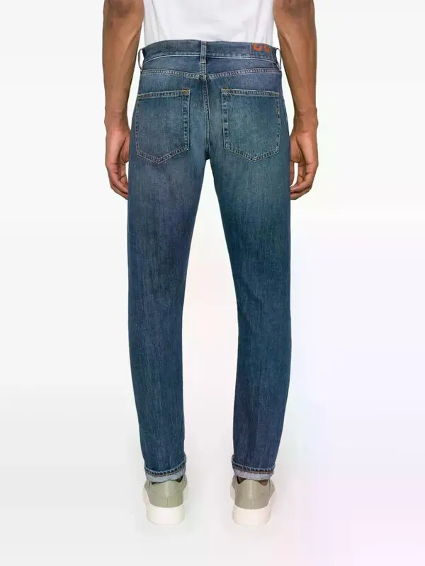 DONDUP Icon Mid-rise Straight-leg Jeans