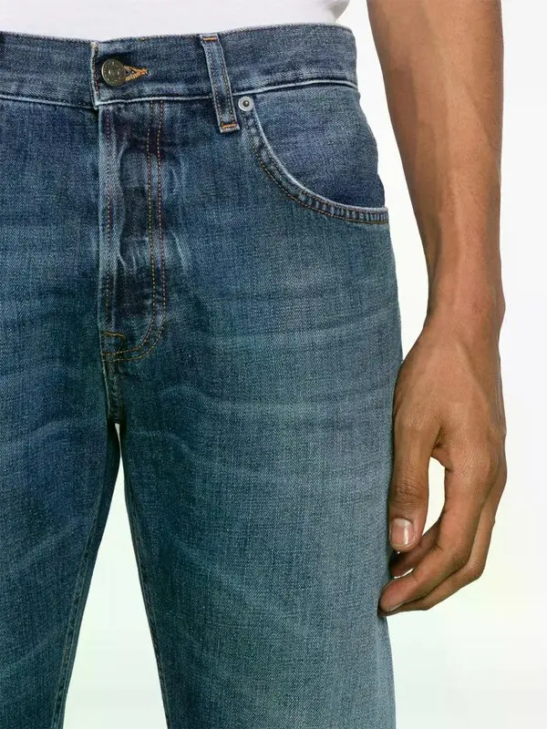 DONDUP Icon Mid-rise Straight-leg Jeans