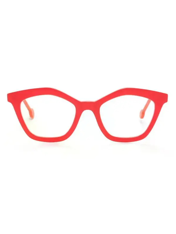 L.A. EYEWORKS Ronette Geometric-frame Glasses