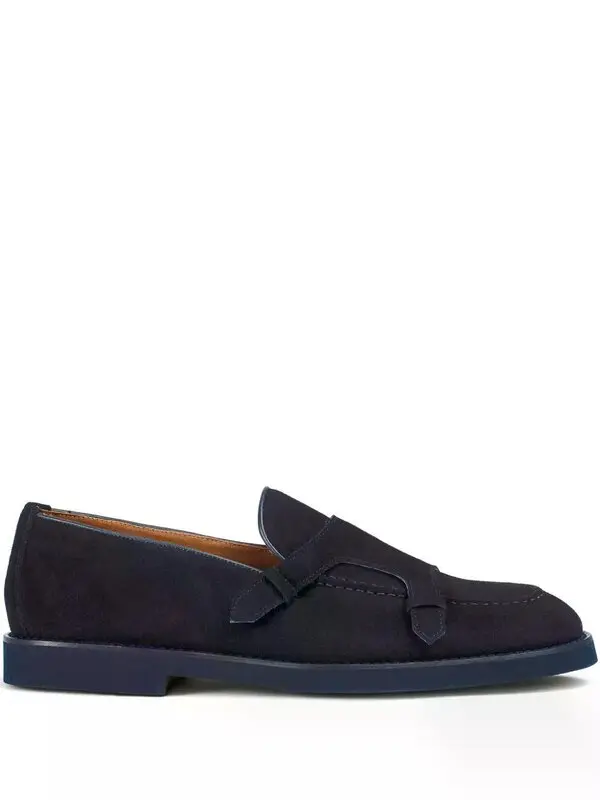 DOUCAL'S Suede Slip-on Loafers
