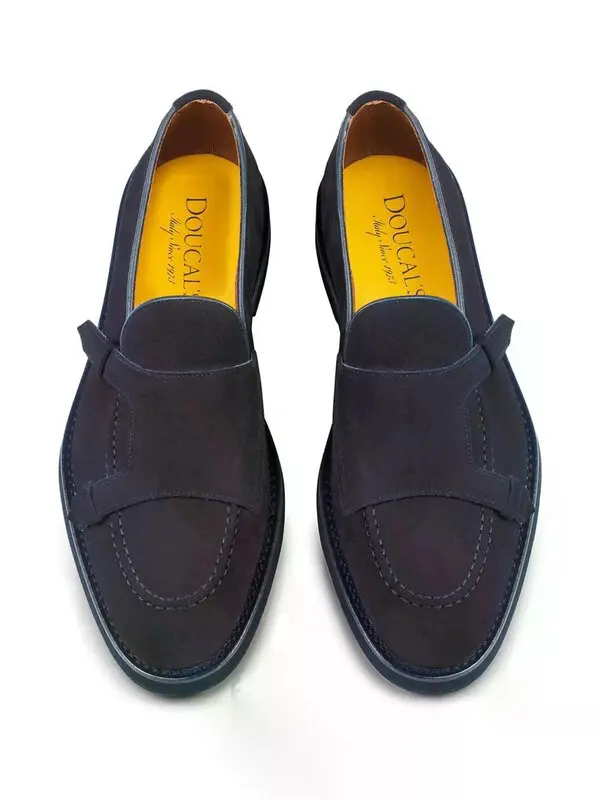 DOUCAL'S Suede Slip-on Loafers