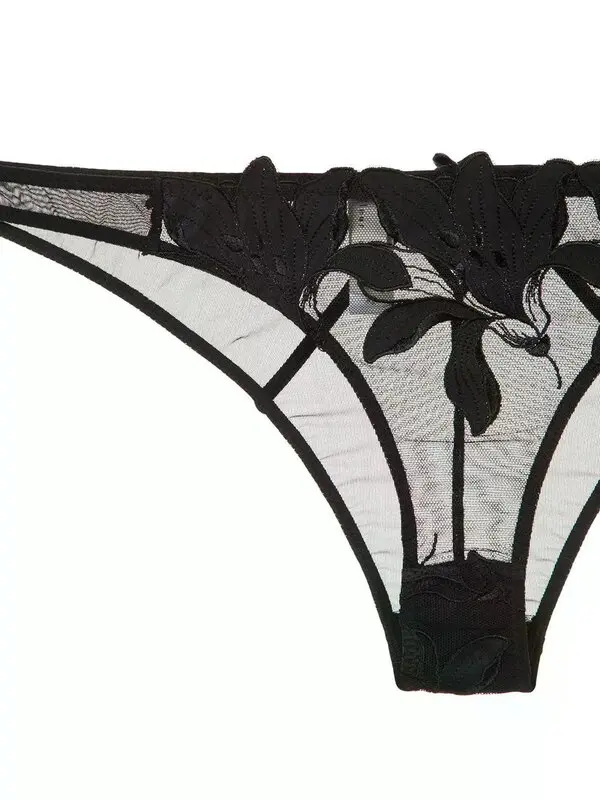 FLEUR DU MAL Lily Embroidered Cheeky